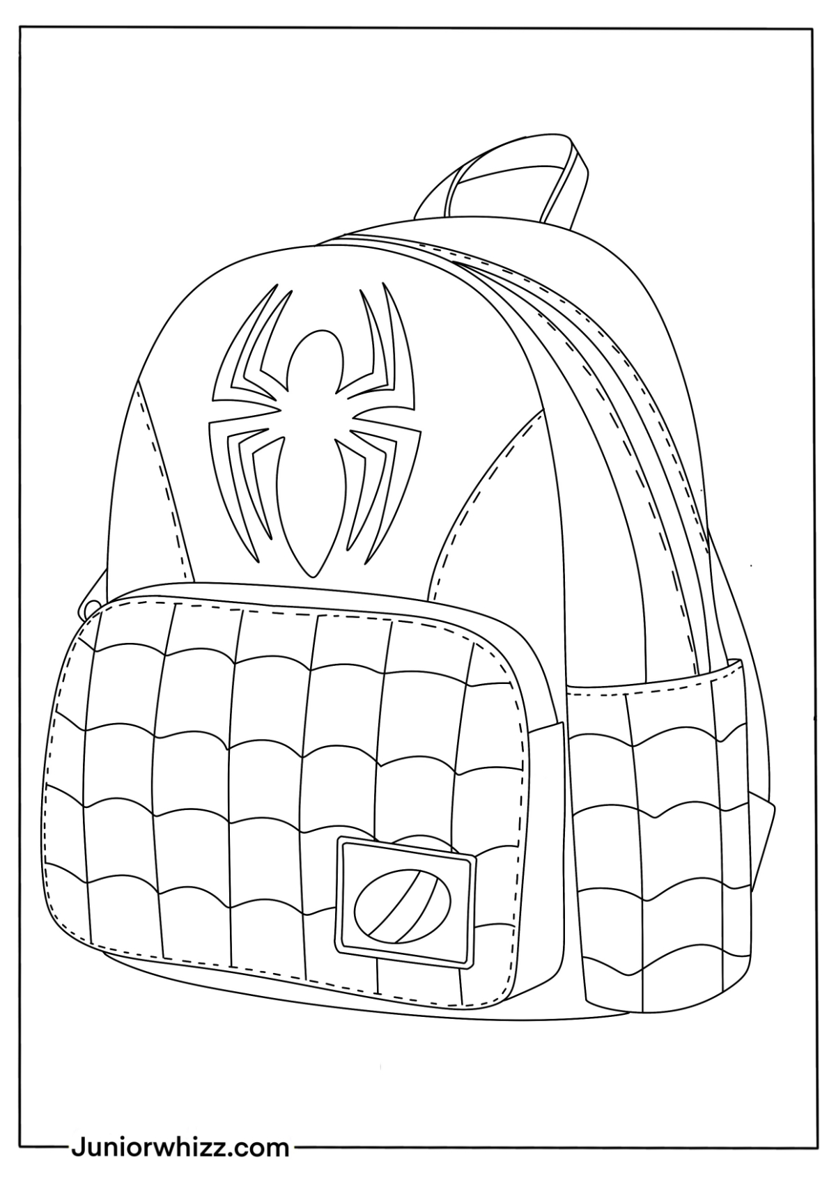 Backpack Coloring Pages & Book (14 Printable PDFs)