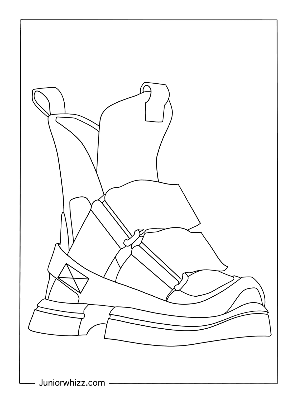 Sneakers Coloring Pages (13 Free Printable PDFs)