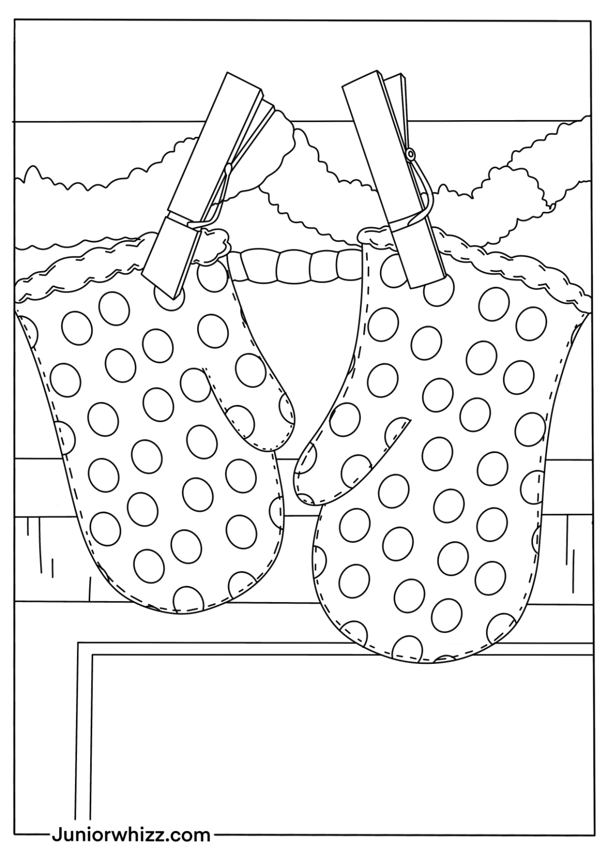 Mittens Coloring Pages for Kids (13 Printable PDFs)