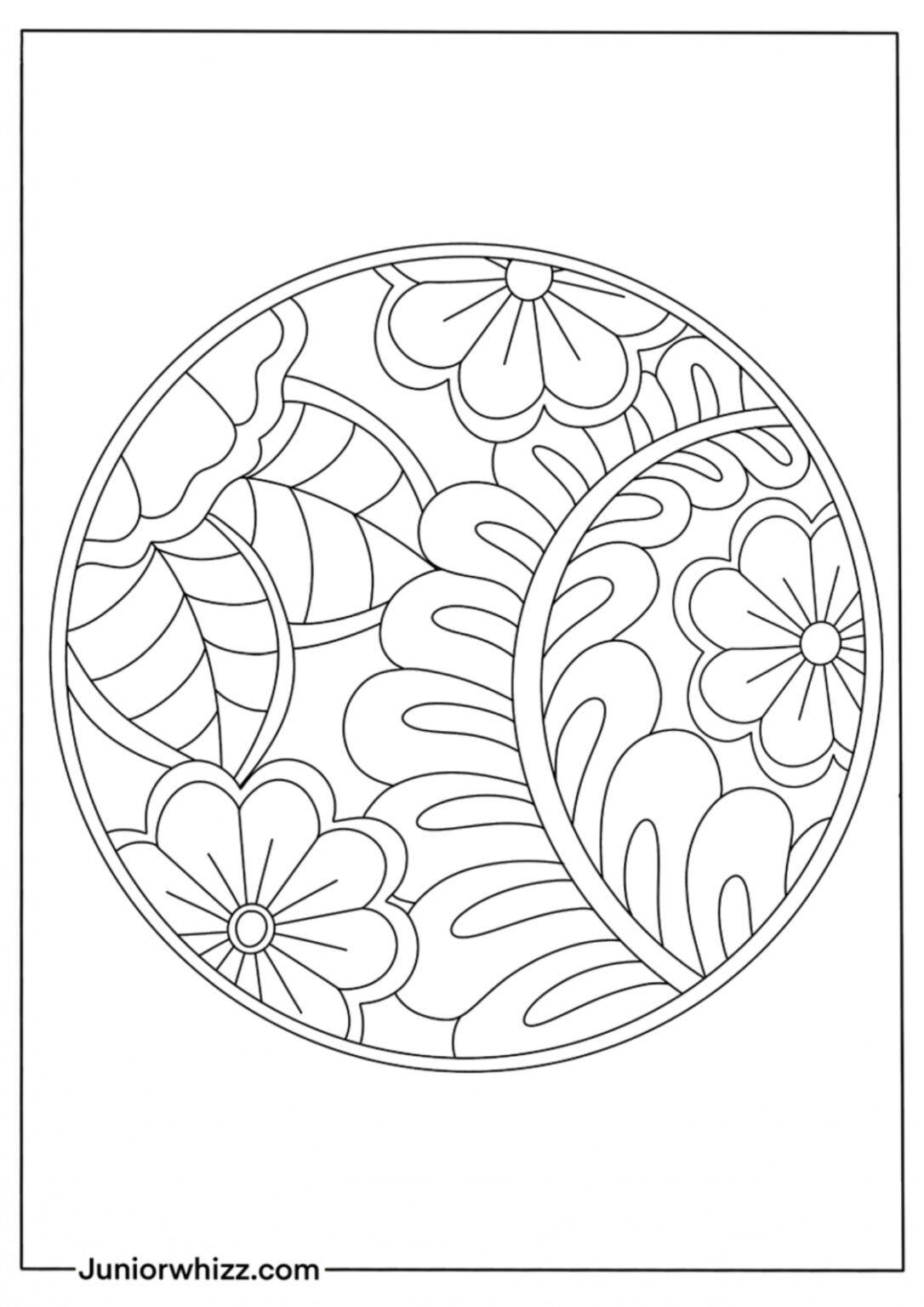 Circle Coloring Pages and Book (12 Free Printable PDFs)