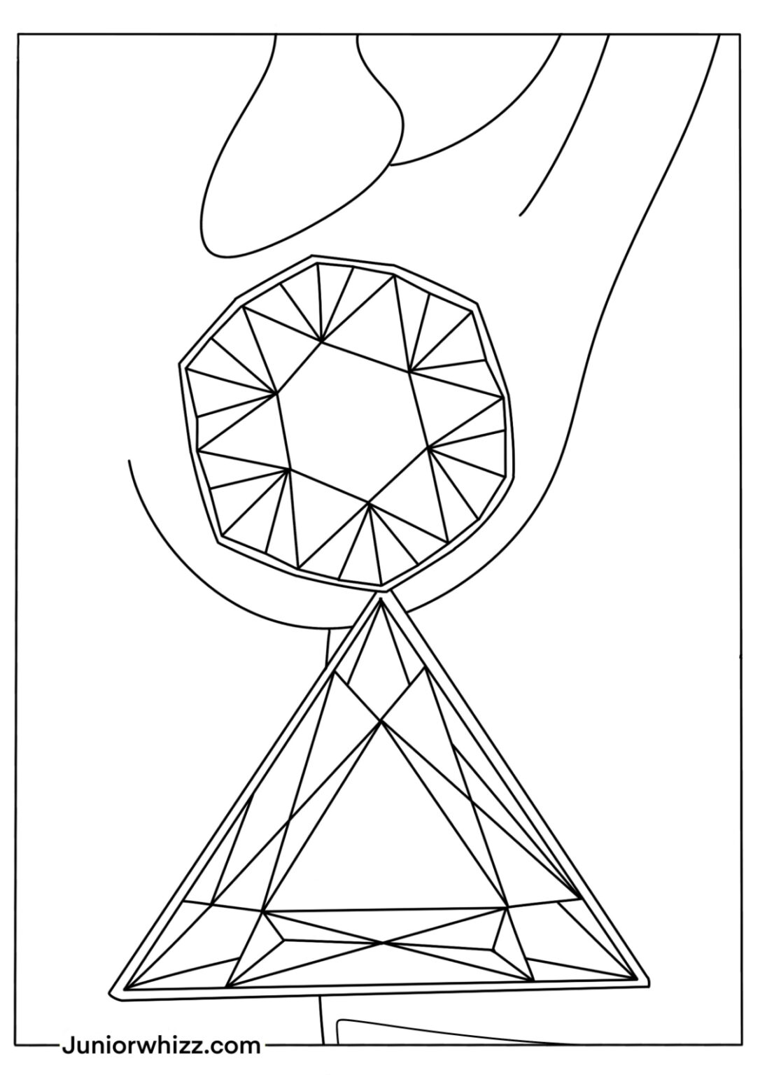 Jewels Coloring Pages and Book (14 Printable PDFs)