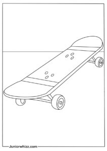 Skateboard Coloring Pages (14 Free Printable PDFs)