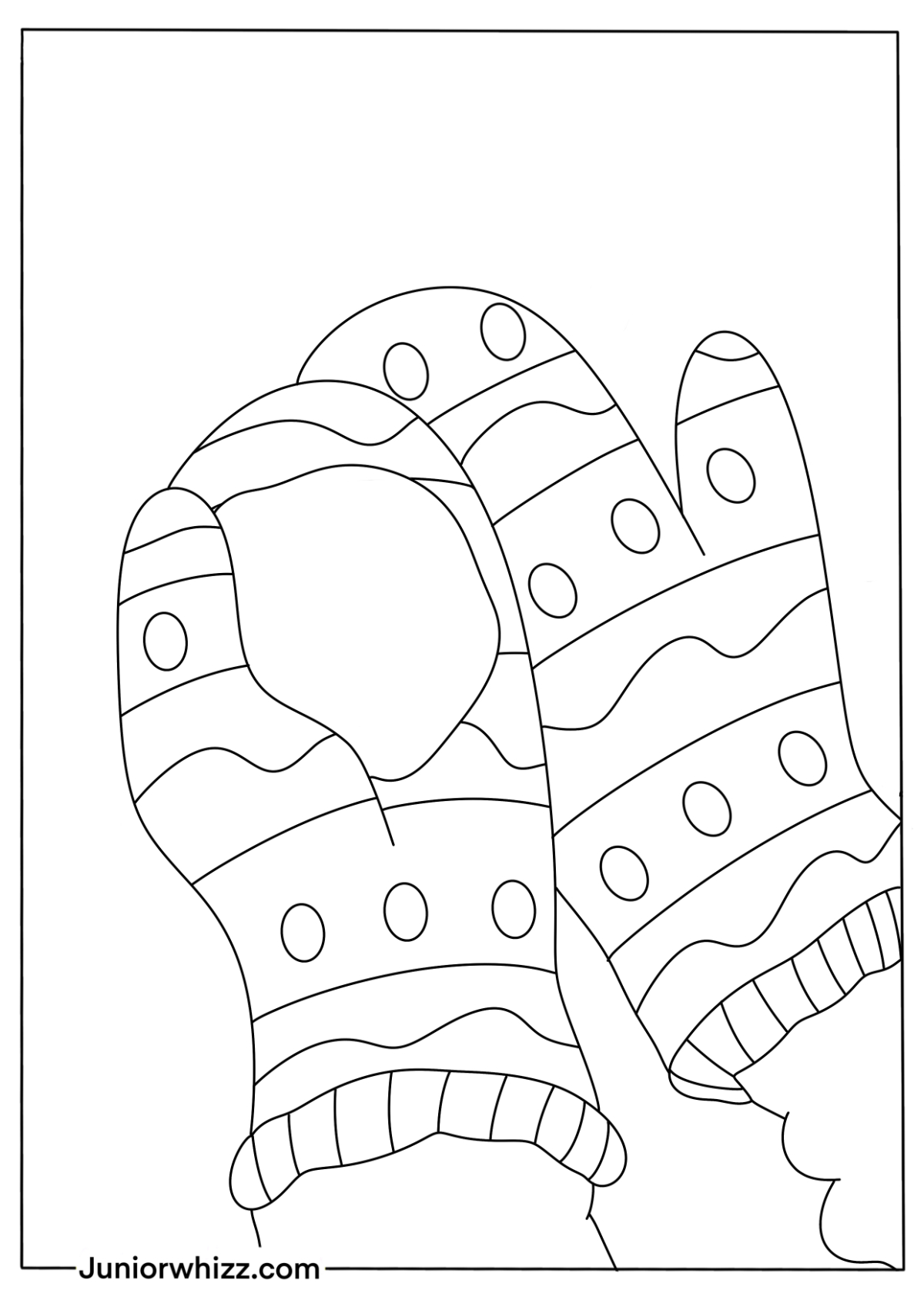 Mittens Coloring Pages for Kids (13 Printable PDFs)
