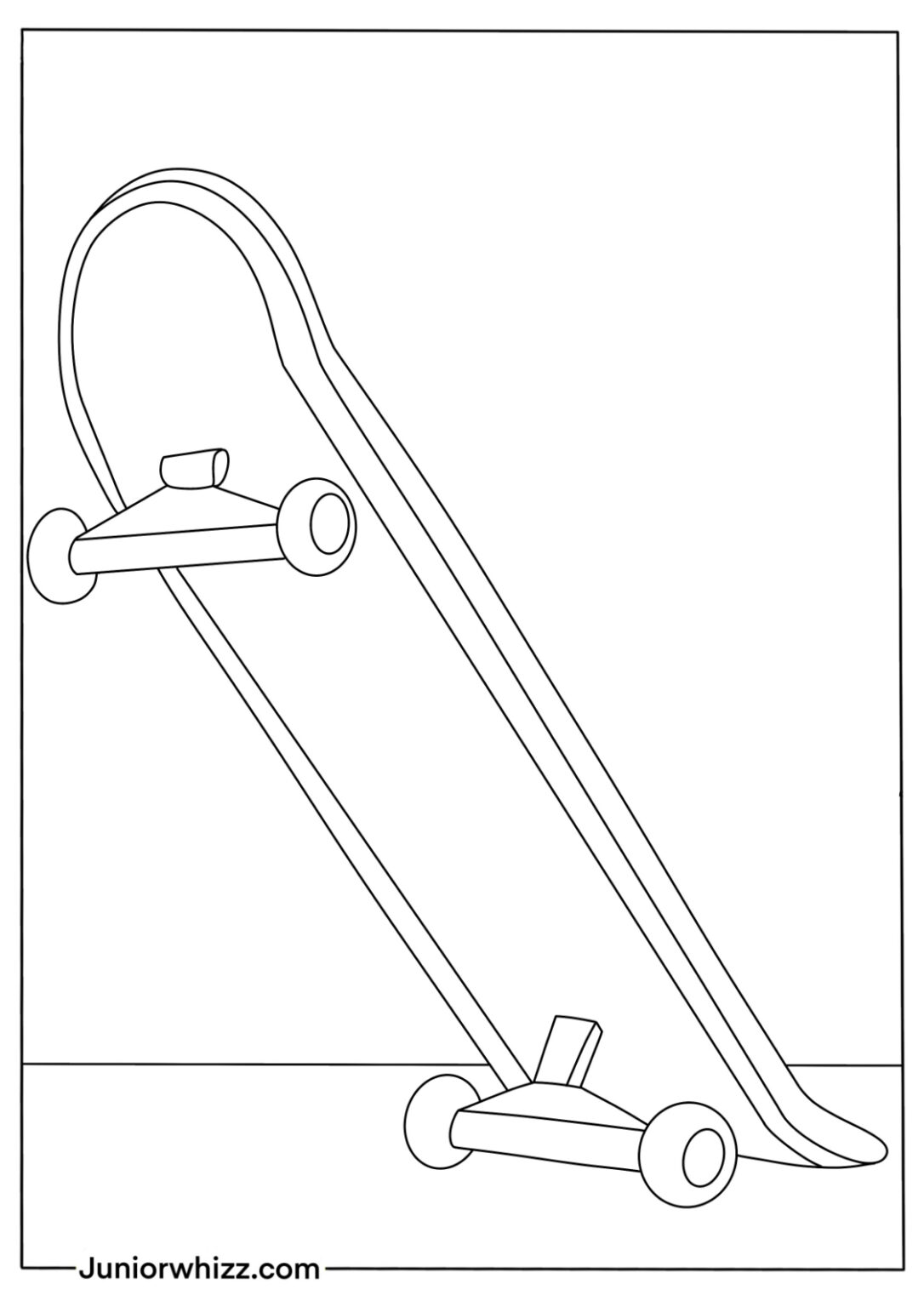 Skateboard Coloring Pages (14 Free Printable PDFs)