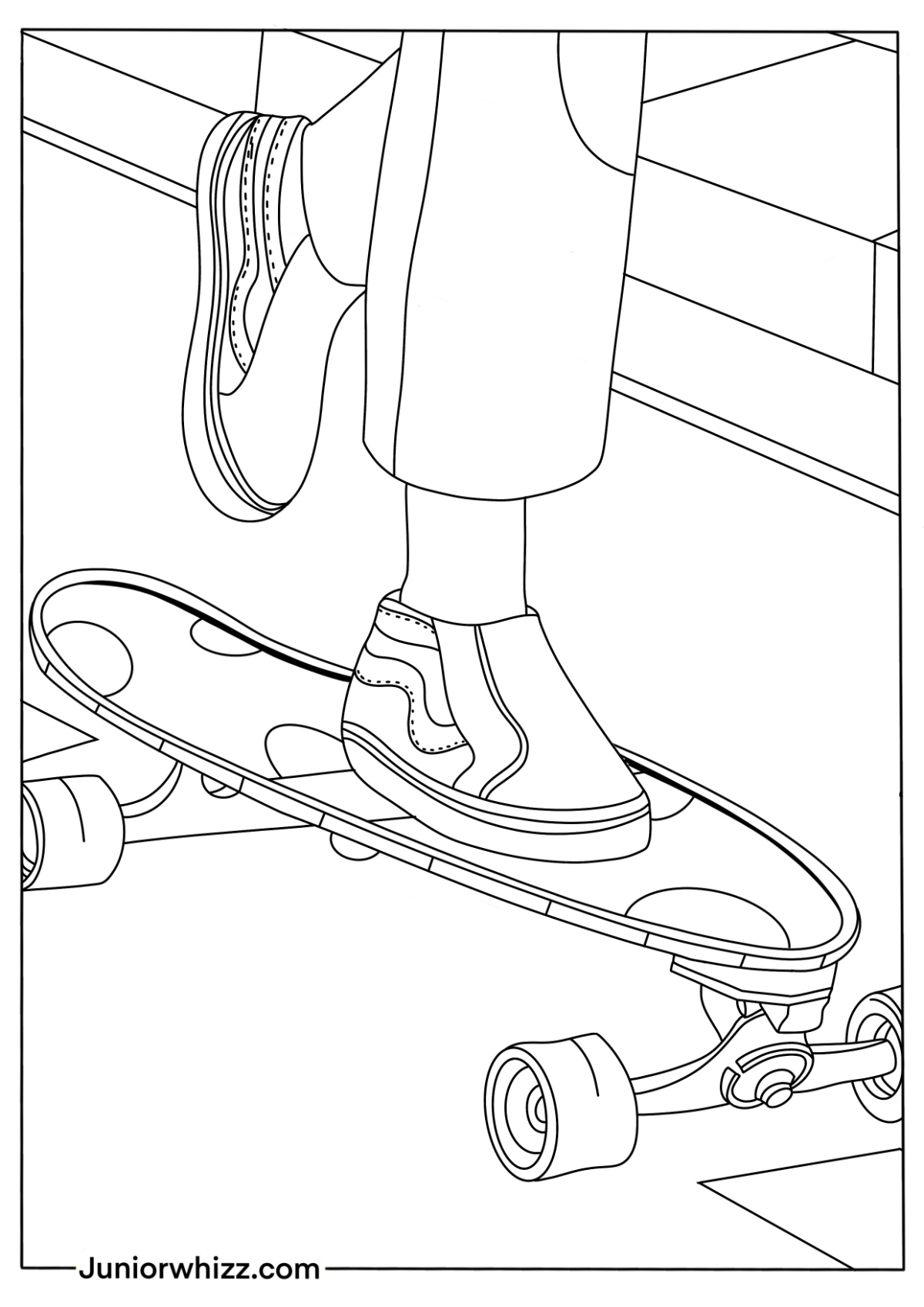 Skateboard Coloring Pages (14 Free Printable PDFs)