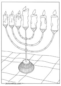 Free Menorah Coloring Pages (13 Printable PDFs)