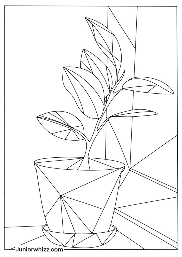 Triangle Coloring Pages and Book for Kids (Printable PDFs)
