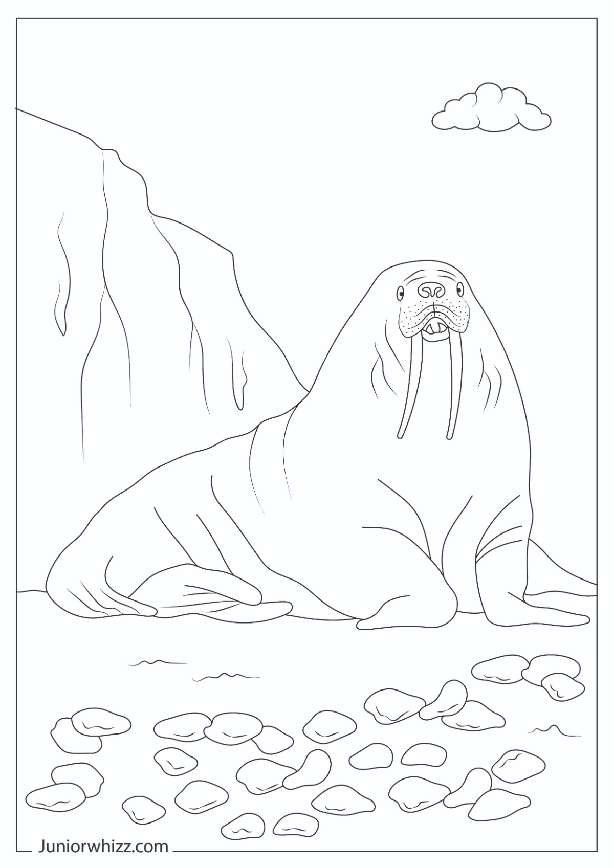 Sea Creatures Coloring Pages With Book (Printable PDFs)