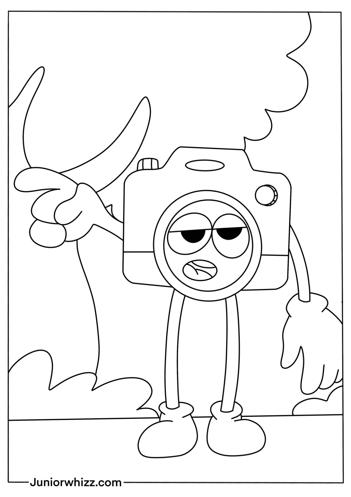 Camera Coloring Pages for Kids (14 Free Printable PDFs)