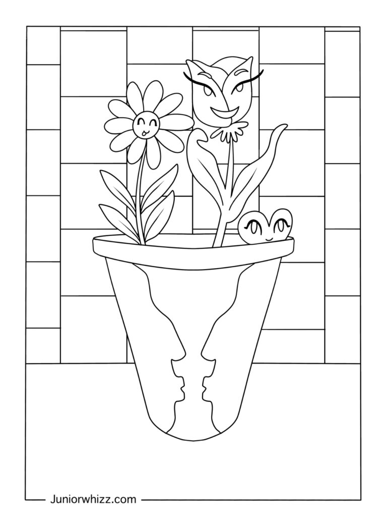 Spring Flowers Coloring Pages (14 Printable PDFs)
