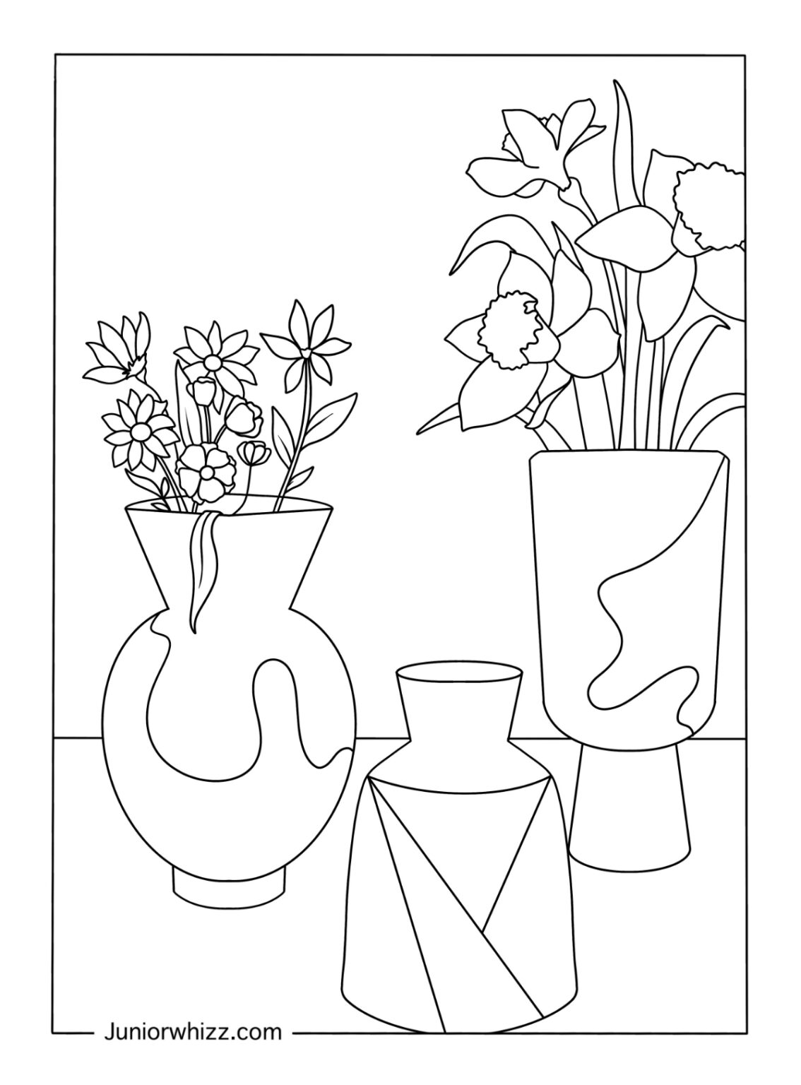 Spring Flowers Coloring Pages (14 Printable PDFs)