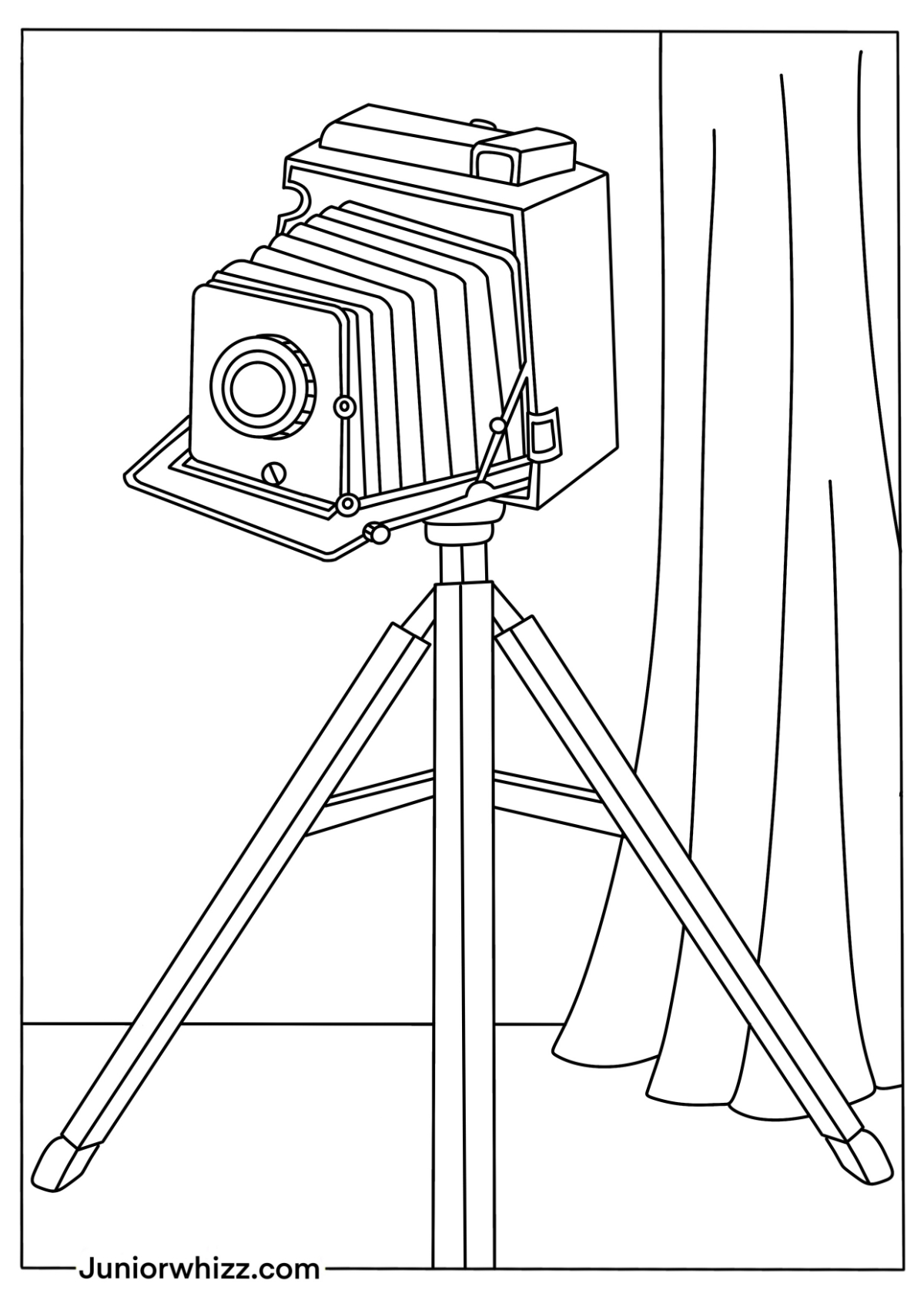 Camera Coloring Pages for Kids (14 Free Printable PDFs)