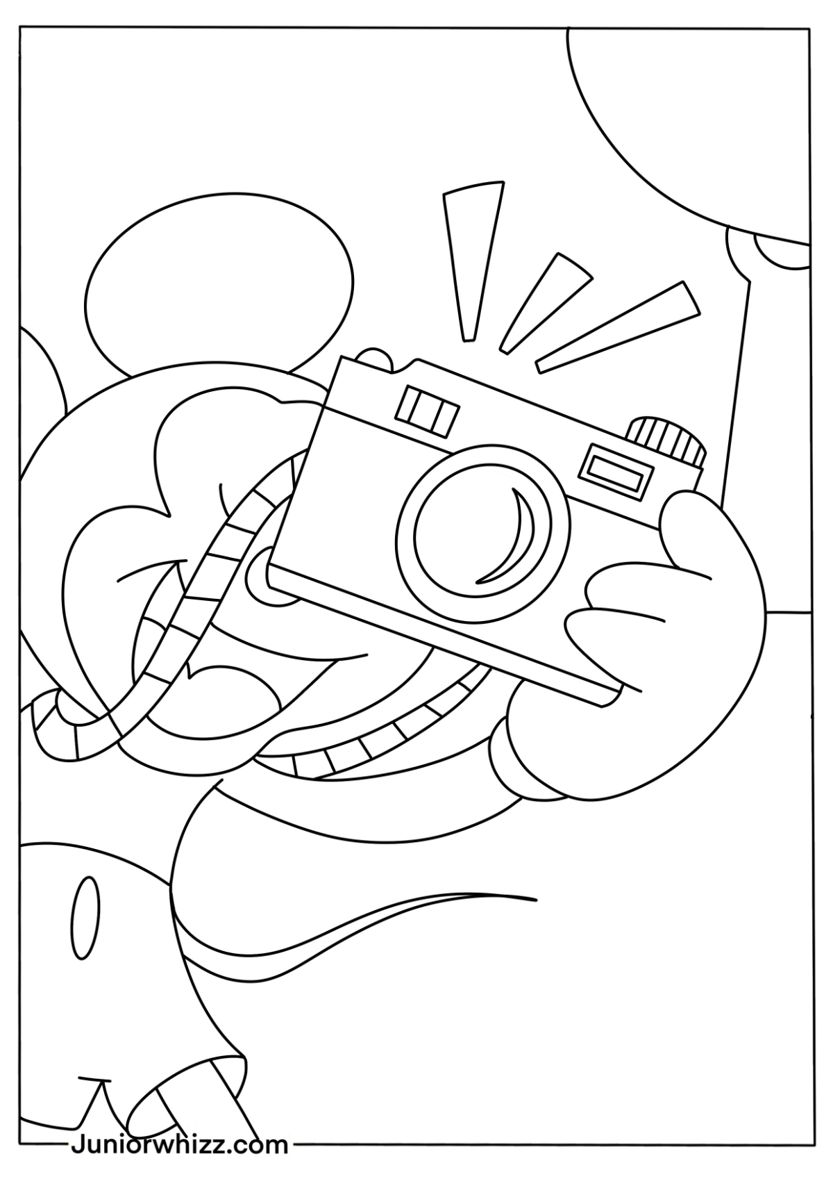 Camera Coloring Pages for Kids (14 Free Printable PDFs)