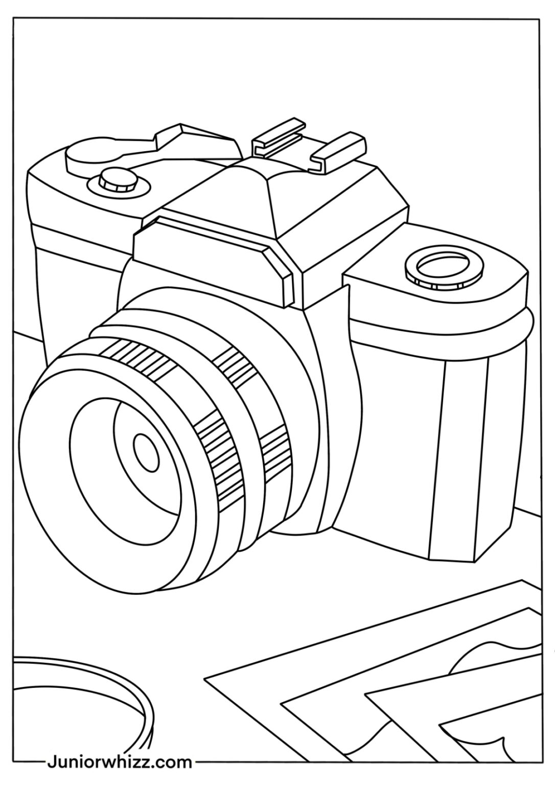 Camera Coloring Pages for Kids (14 Free Printable PDFs)