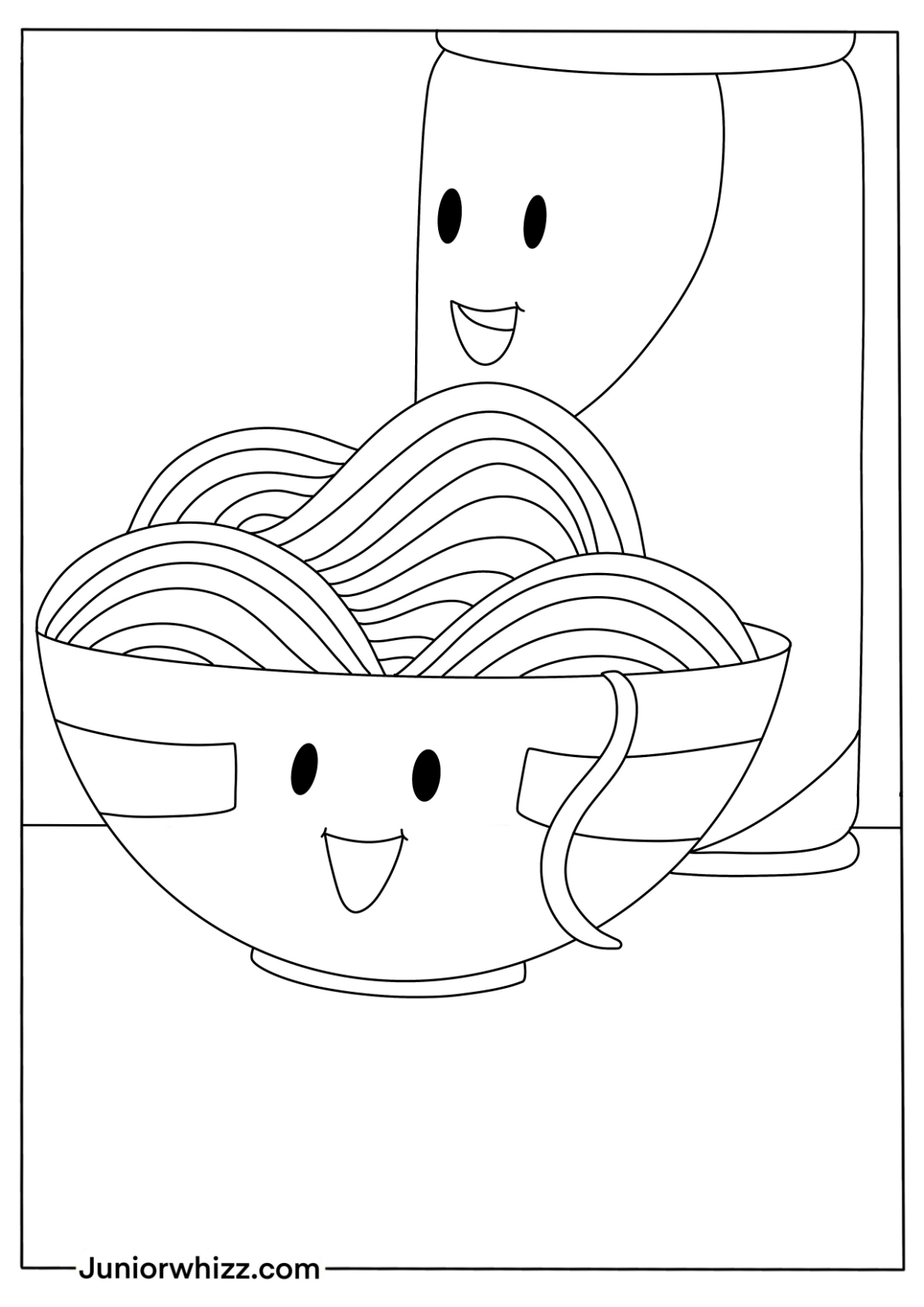 Easy Food Coloring Pages for Kids (16 Printable PDFs)